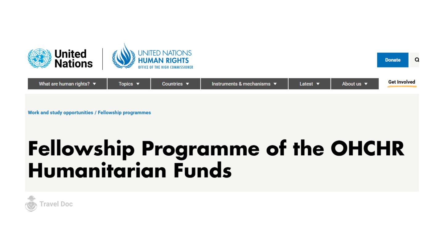 OHCHR Humanitarian Funds Fellowship 2026 – Fully Funded UN Opportunity ...