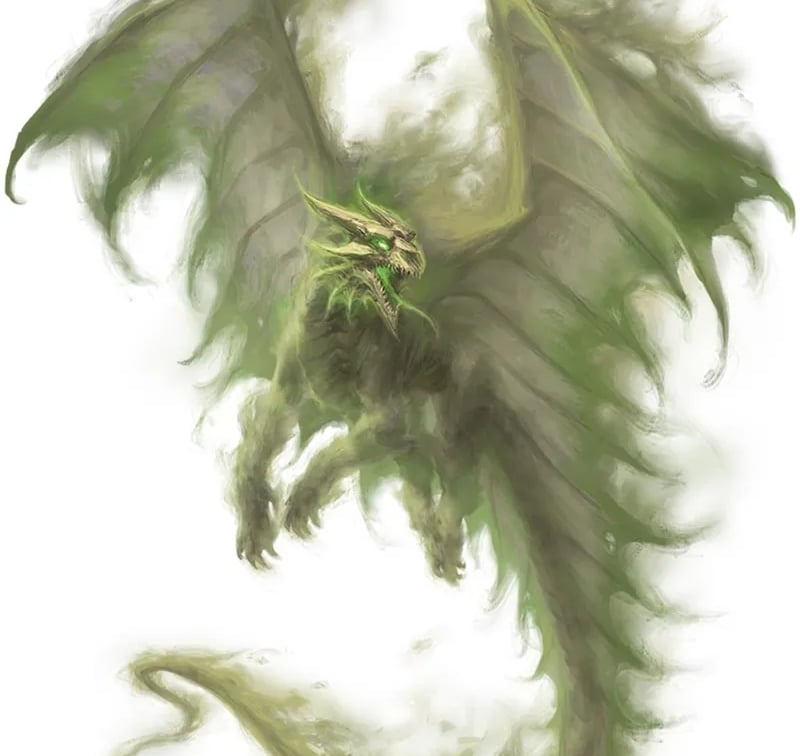 Monster Spotlight: The Ghost Dragon, an undead behemoth fueled by greed ...