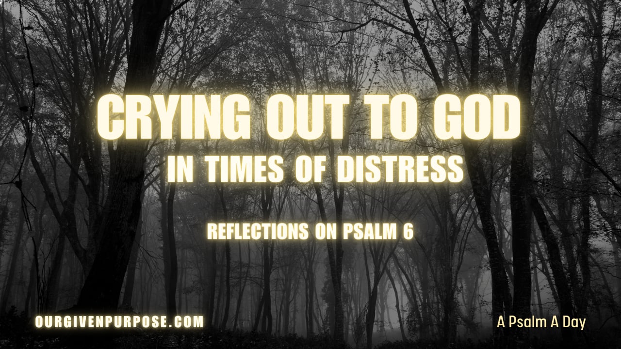 Day 6 Crying Out to God in Times of Distress A Reflection on Psalm 6 ...