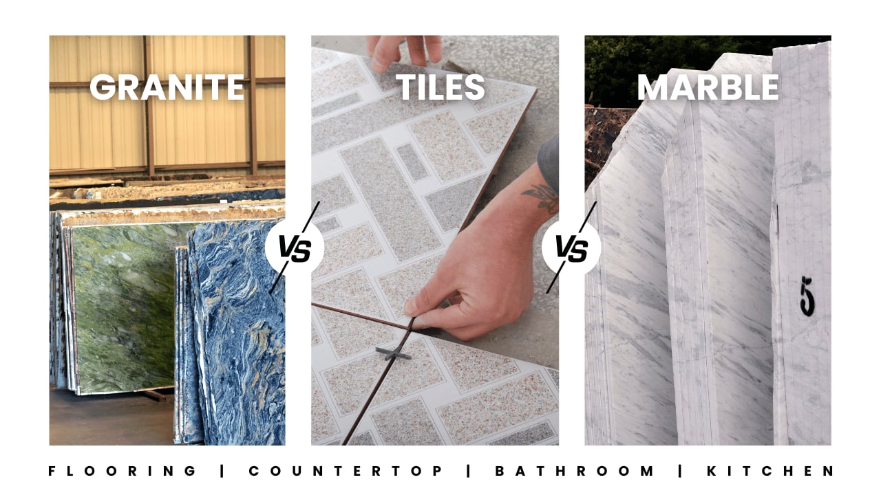Granite vs Marble vs Tiles: Best Flooring Option for Your Home in ...