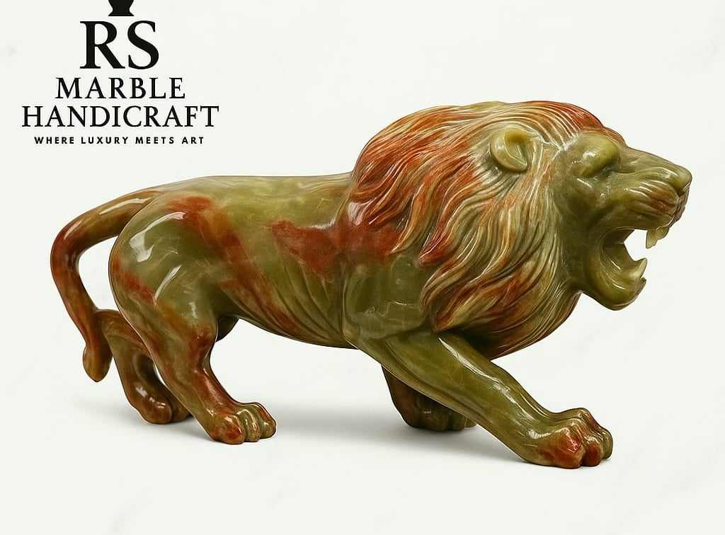 Buy Marble Animals Figurines – Handcrafted Decorative Stone Animals ...