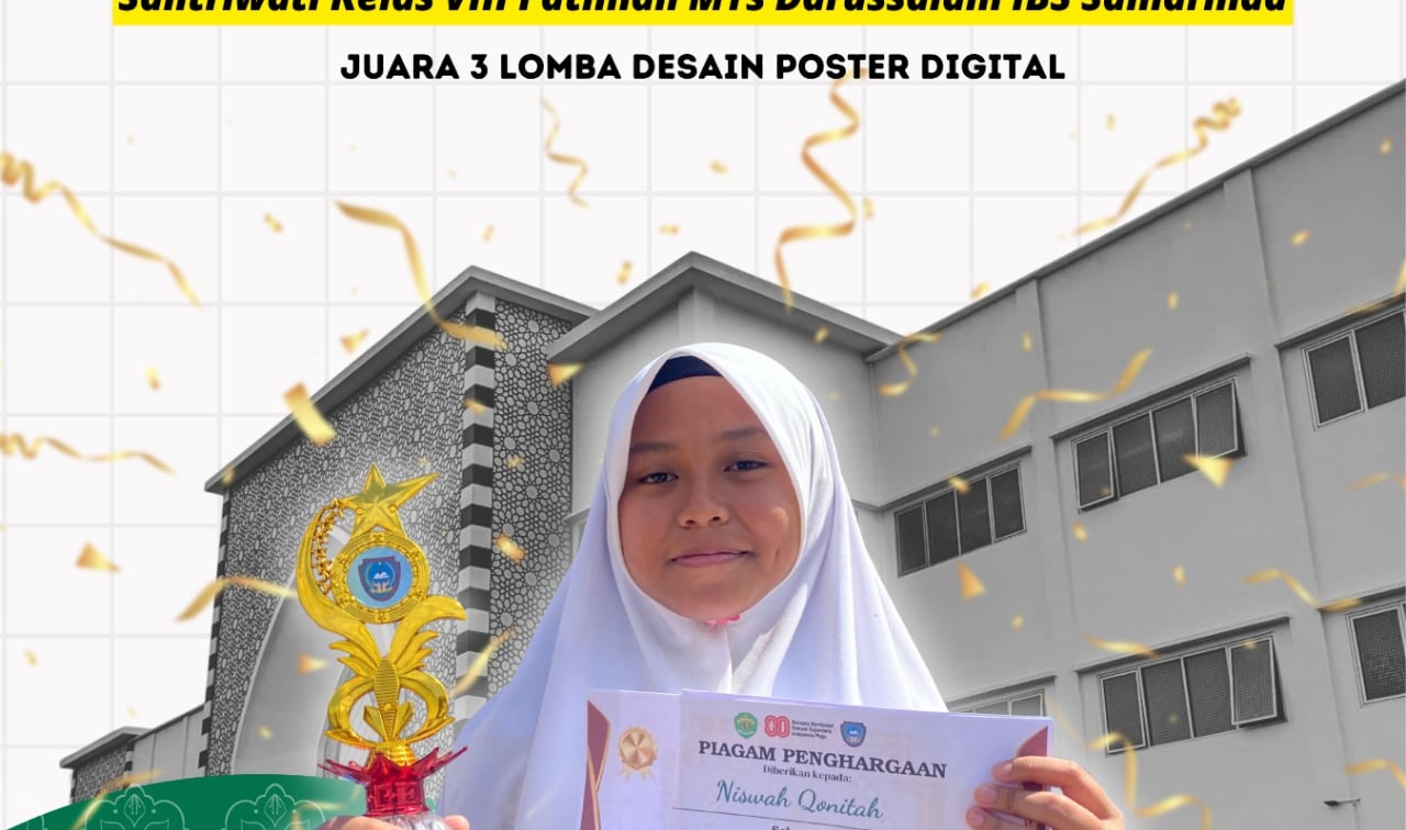 Karya Penuh Makna, Niswah Qonitah Juara 3 Poster Digital se-Samarinda ...