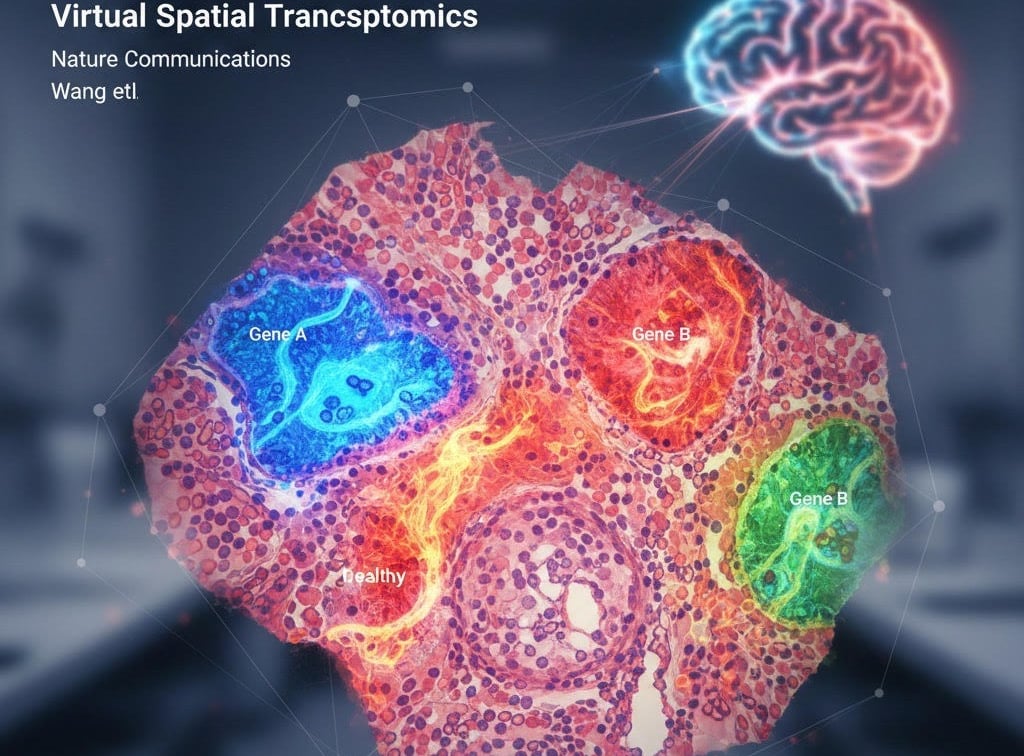 Virtual spatial transcriptomics for revealing genetics signatures from ...