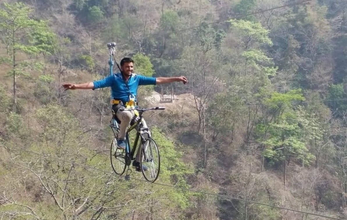 Bicycle Zipline Solutions by Sam Zipline | SAM ZIP LINE