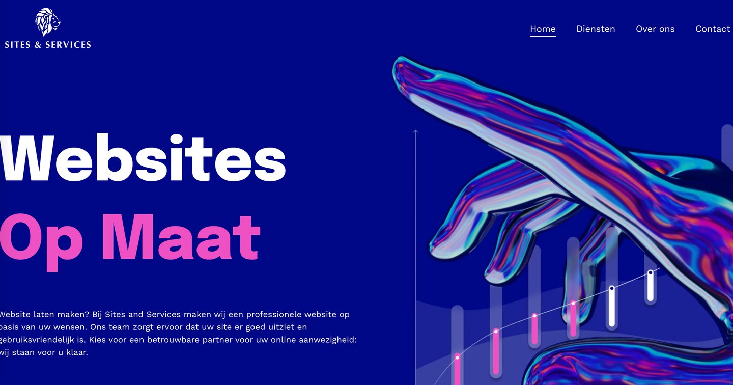 Standaard pakket | Website laten maken | Sites & Services
