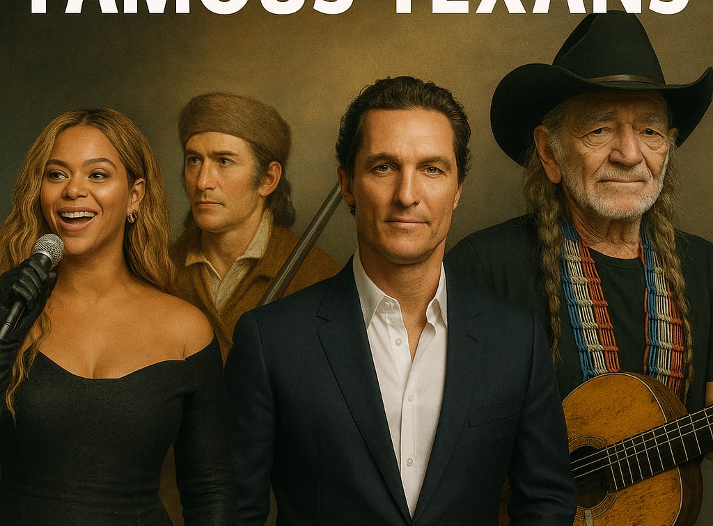 Famous Texans: Celebrities, Legends & Icons | Texas Trail