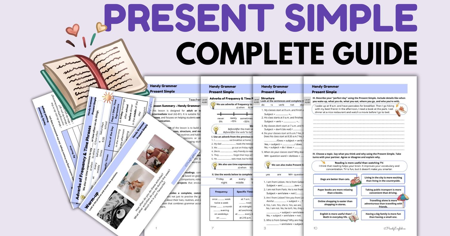 [PDF/PPT] Present Simple: A Complete Grammar Guide | Handy English ...