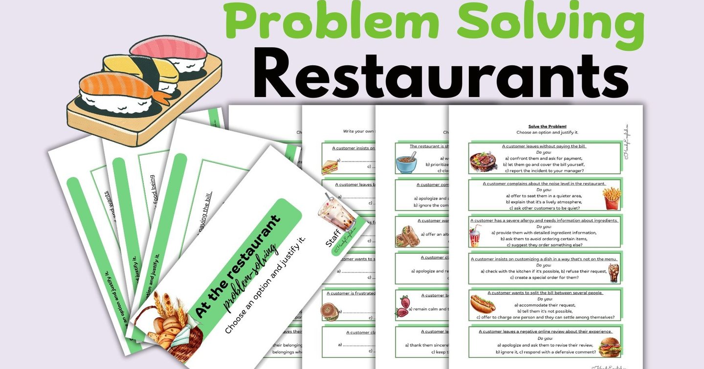[PDF/PPT] Problem Solving: Restaurants | Handy English - ESL lesson ...