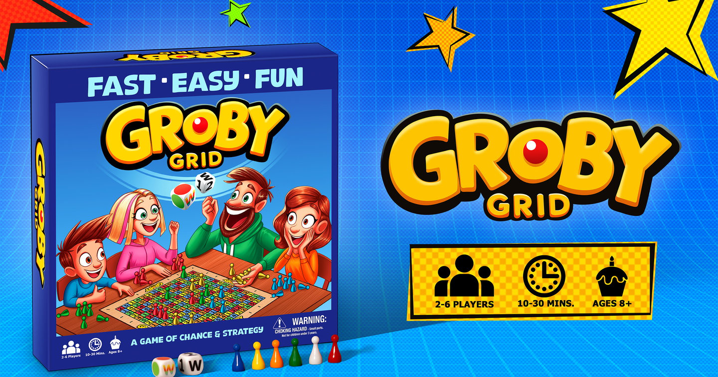 Groby Grid Board Game: Fast, Easy, and Fun! | Groby Grid
