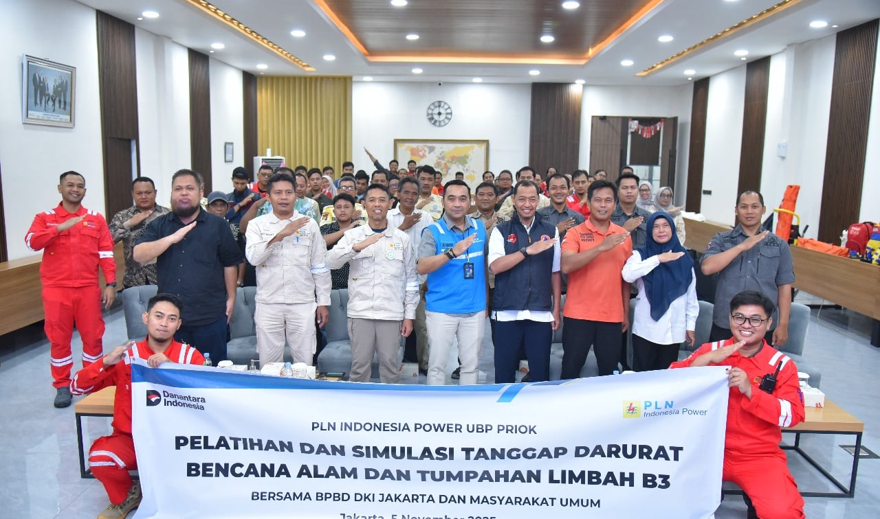PLN Indonesia Power UBP Priok Gelar Pelatihan dan Simulasi Tanggap ...