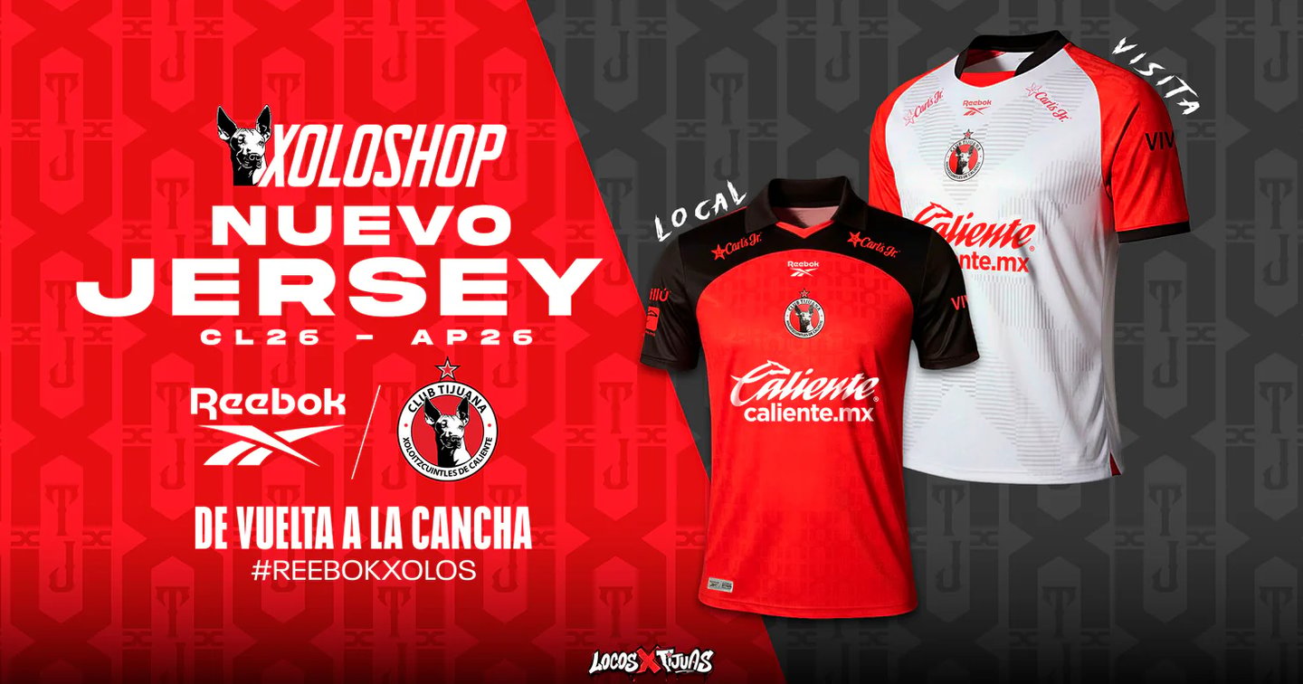 Xolos presenta su jersey 2026 en alianza con Reebok y marca una nueva ...
