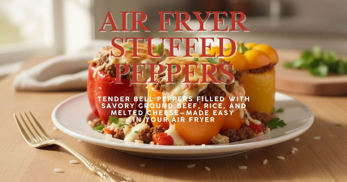Air Fryer Stuffed Peppers | Southern Spice Homestyle Delights