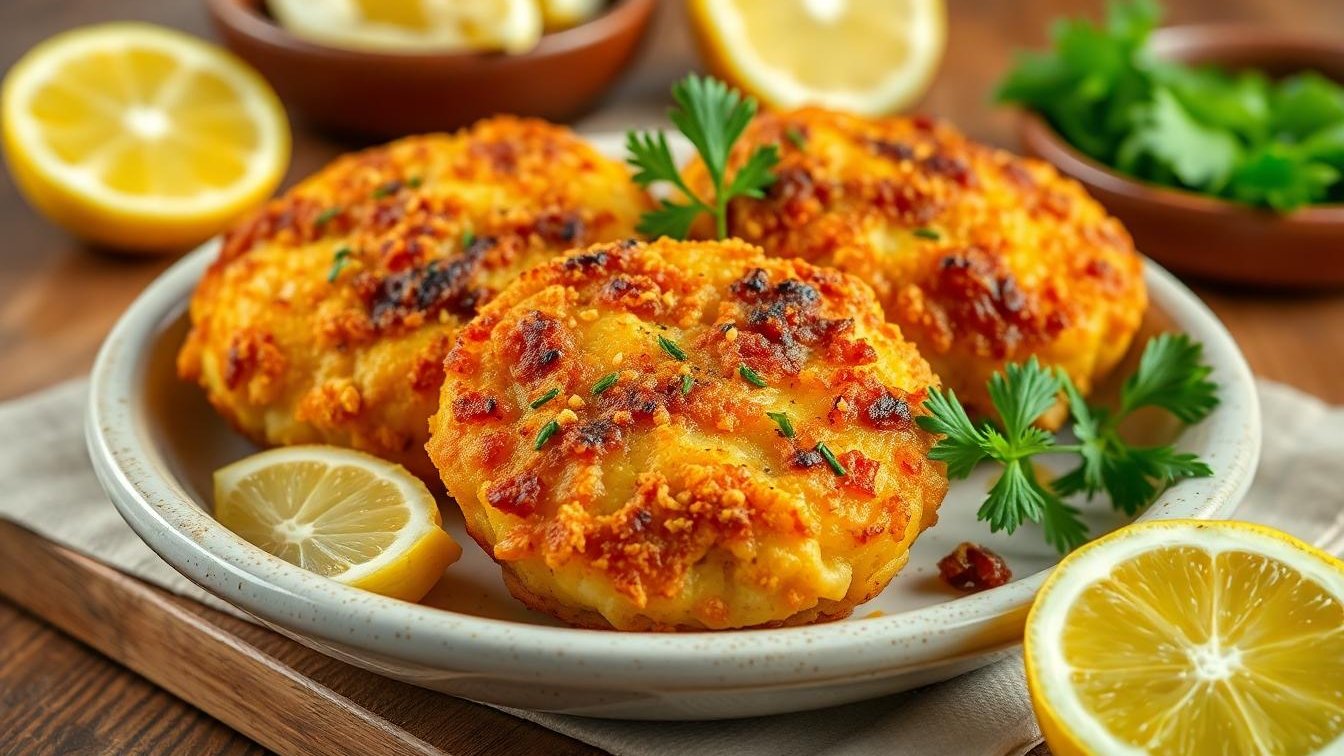 Crispy Lemon Shrimp Cakes Recipe: Golden, Zesty, and Easy for Seafood ...