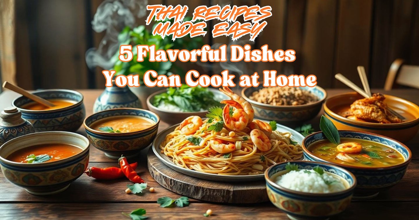 Thai Recipes Made Easy: 5 Flavorful Dishes You Can Cook at Home ...