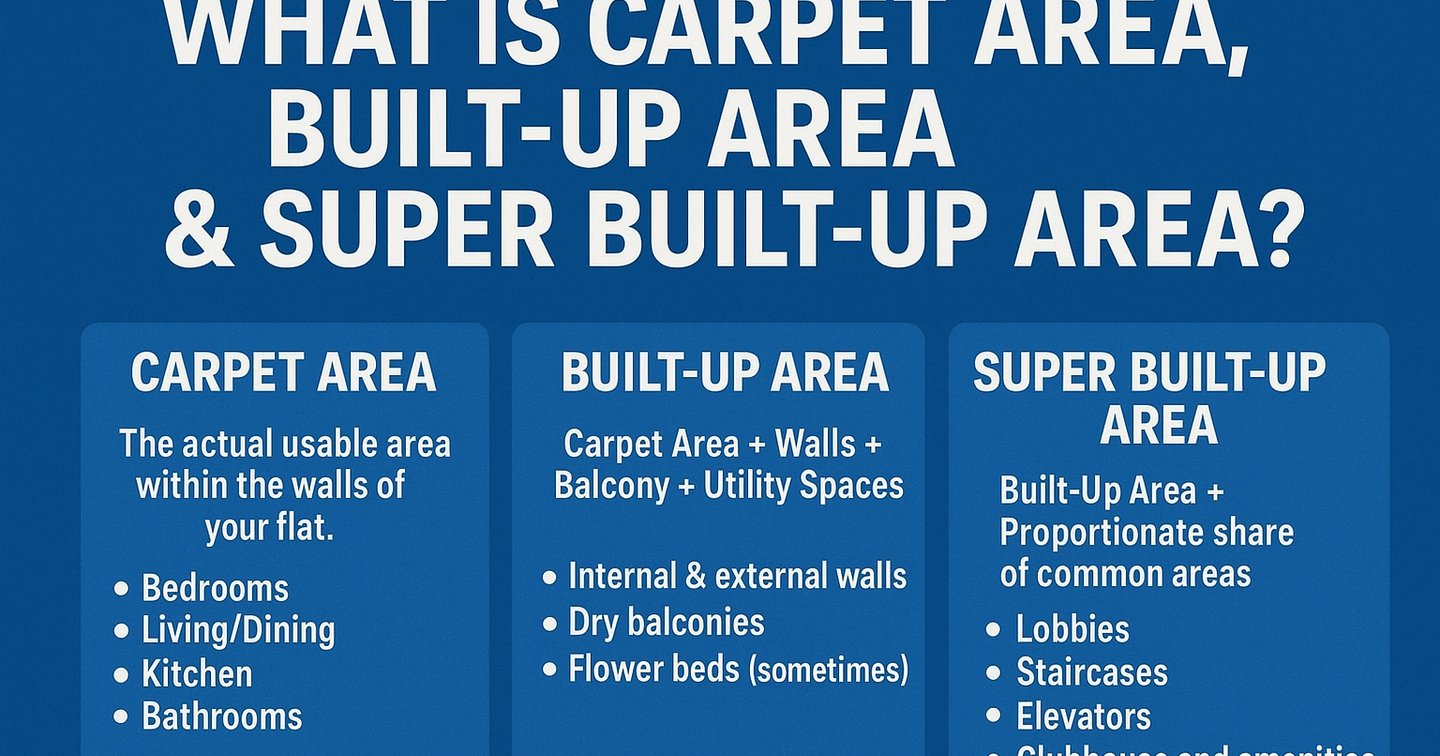 What is Carpet Area, Built-Up Area & Super Built-Up Area? | Chembur ...