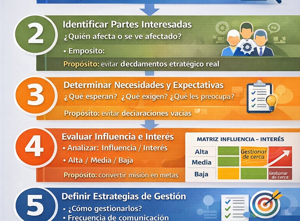 ¿Cómo se hace un análisis de partes interesadas? | Gestion por procesos