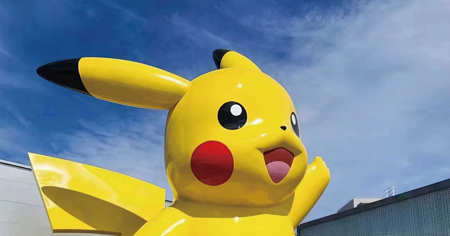 When Pikachu Goes Giant: — Giant Pikachu & Mew Transform a Mall Opening ...