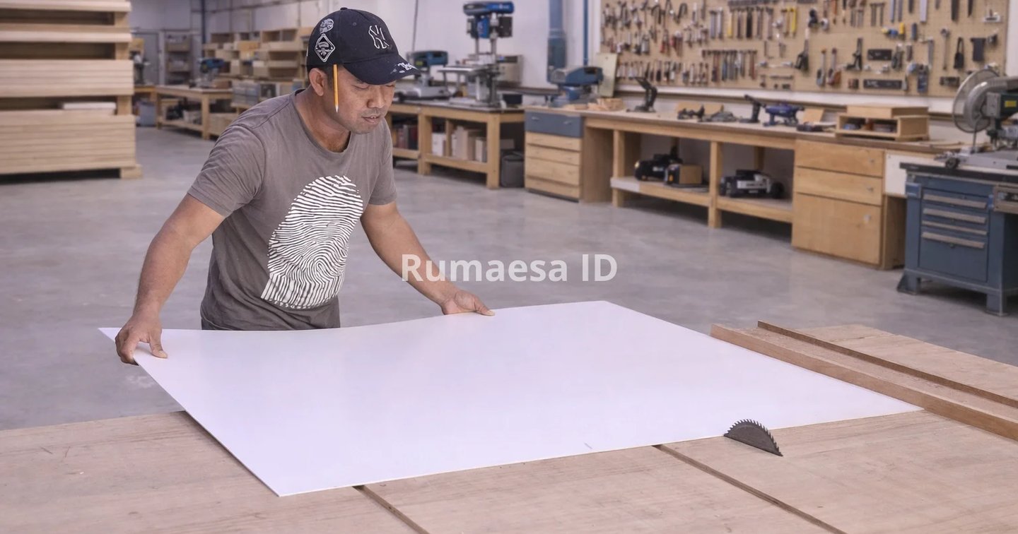 Proses Produksi Furniture Custom di Workshop Interior Rumaesa ID ...