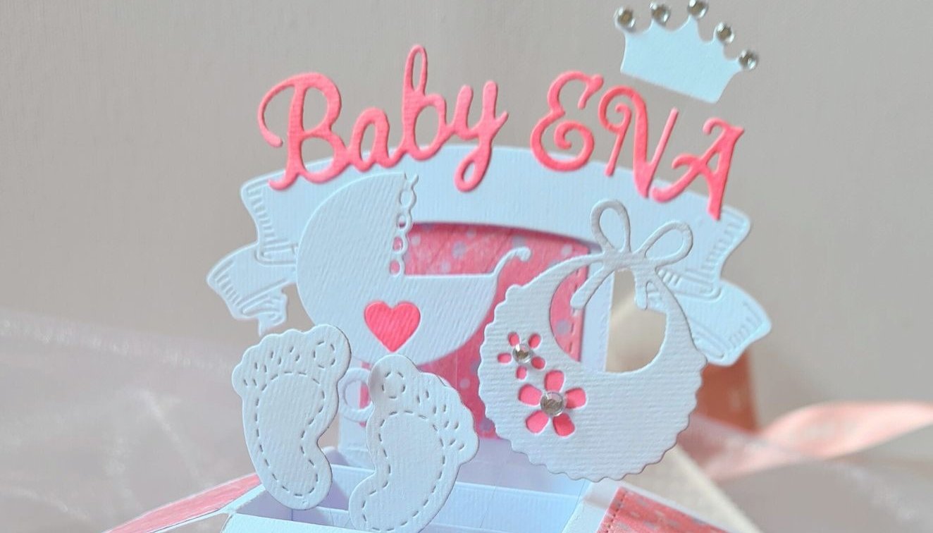Make New Baby Pop Up Card with Sizzix | Andel Creative