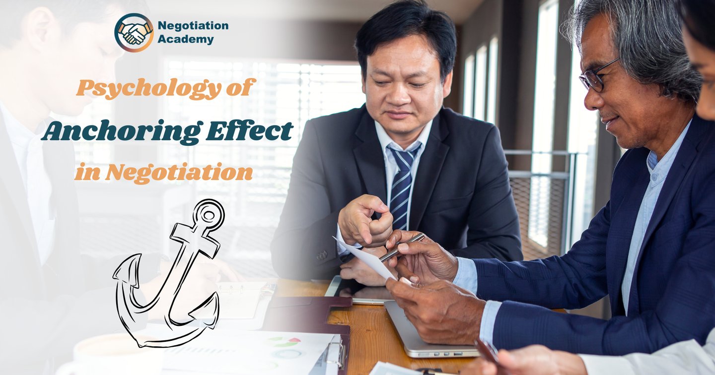 The Psychological Trap in Negotiation: Understanding the Anchoring ...