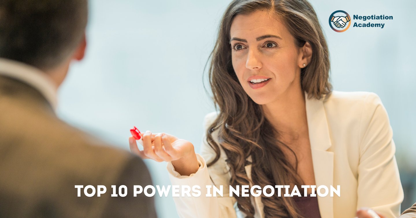 Top 10 Negotiation Powers to Negotiate a Deal on Your Terms ...