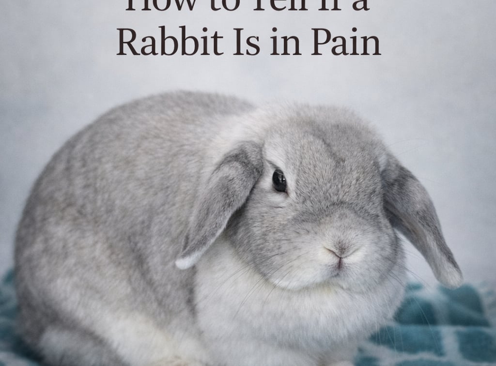 How to Tell If a Rabbit Is in Pain | Hot Cross Buns Holland Lops