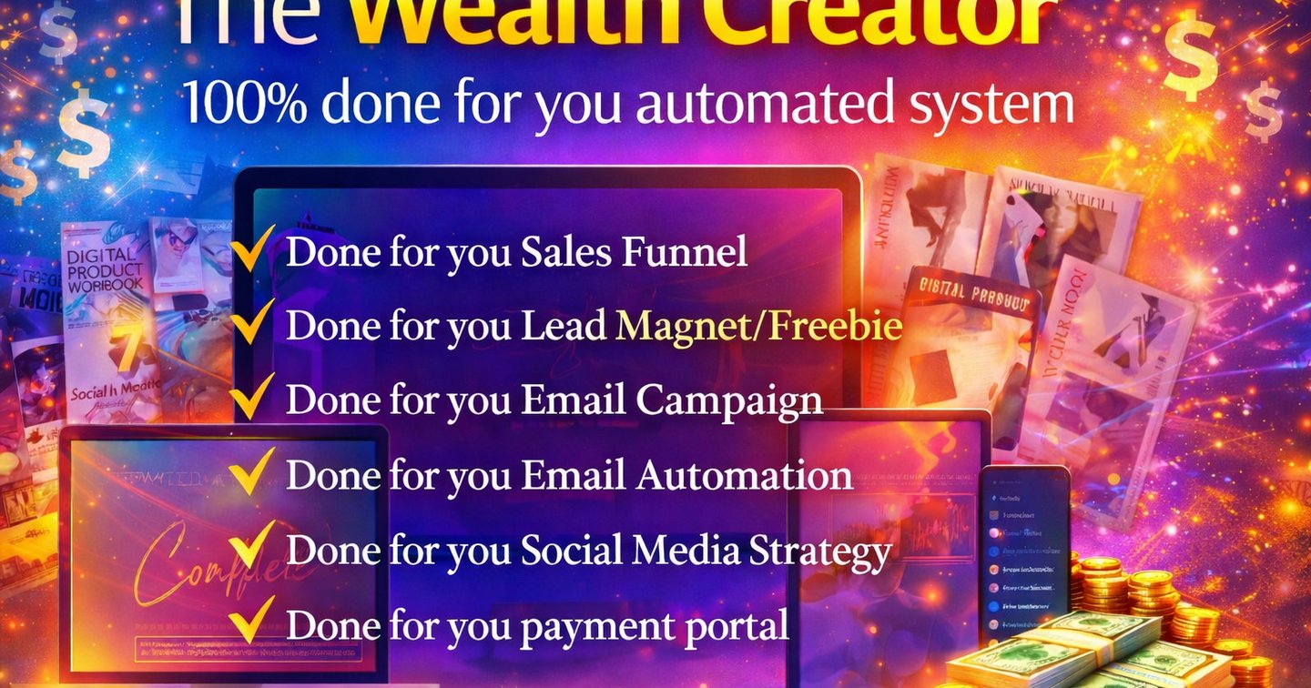 The Wealth Creator: Finally A Complete Done For You System that ...