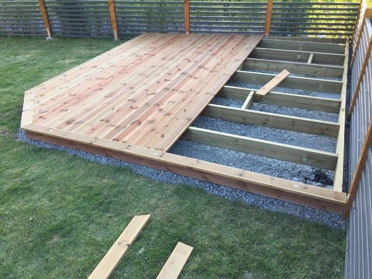 How to Build a Platform Deck on the Ground | ProHands Handyman