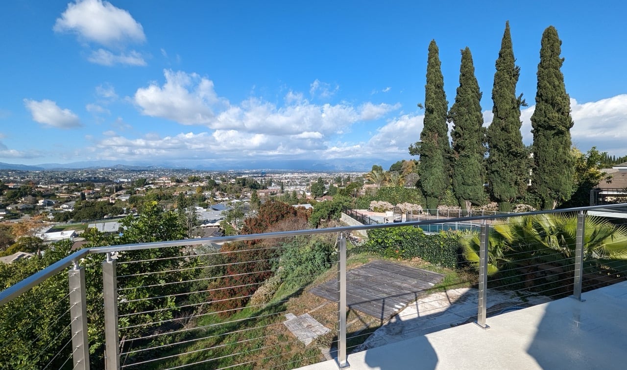 Modern Stainless Steel Cable Railings Installation in Los Angeles — A ...