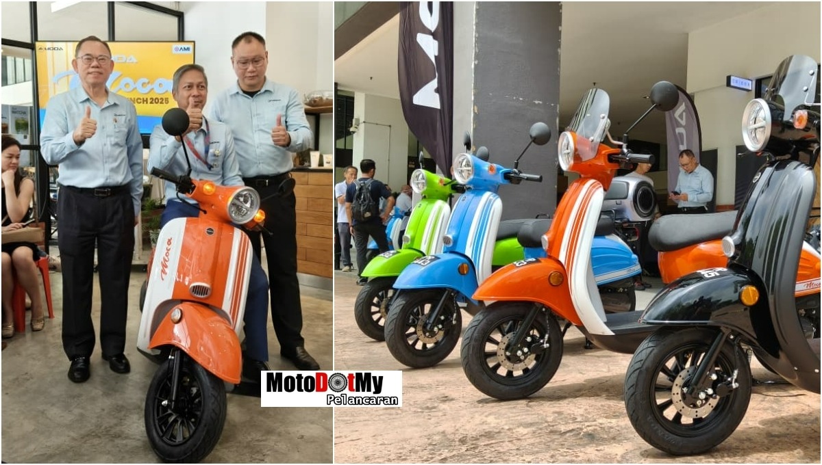 MODA Moca (2025) Rasmi Di Malaysia, Skuter Bergaya Klasik, Harga RM 4k ...