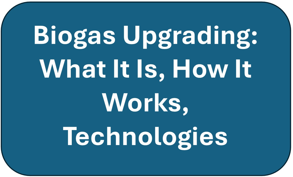 Biogas Upgrading: What It Is, How It Works, Technologies | 99pt5