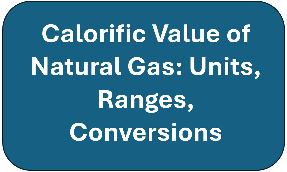Calorific Value of Natural Gas: Units, Ranges, Conversions | 99pt5