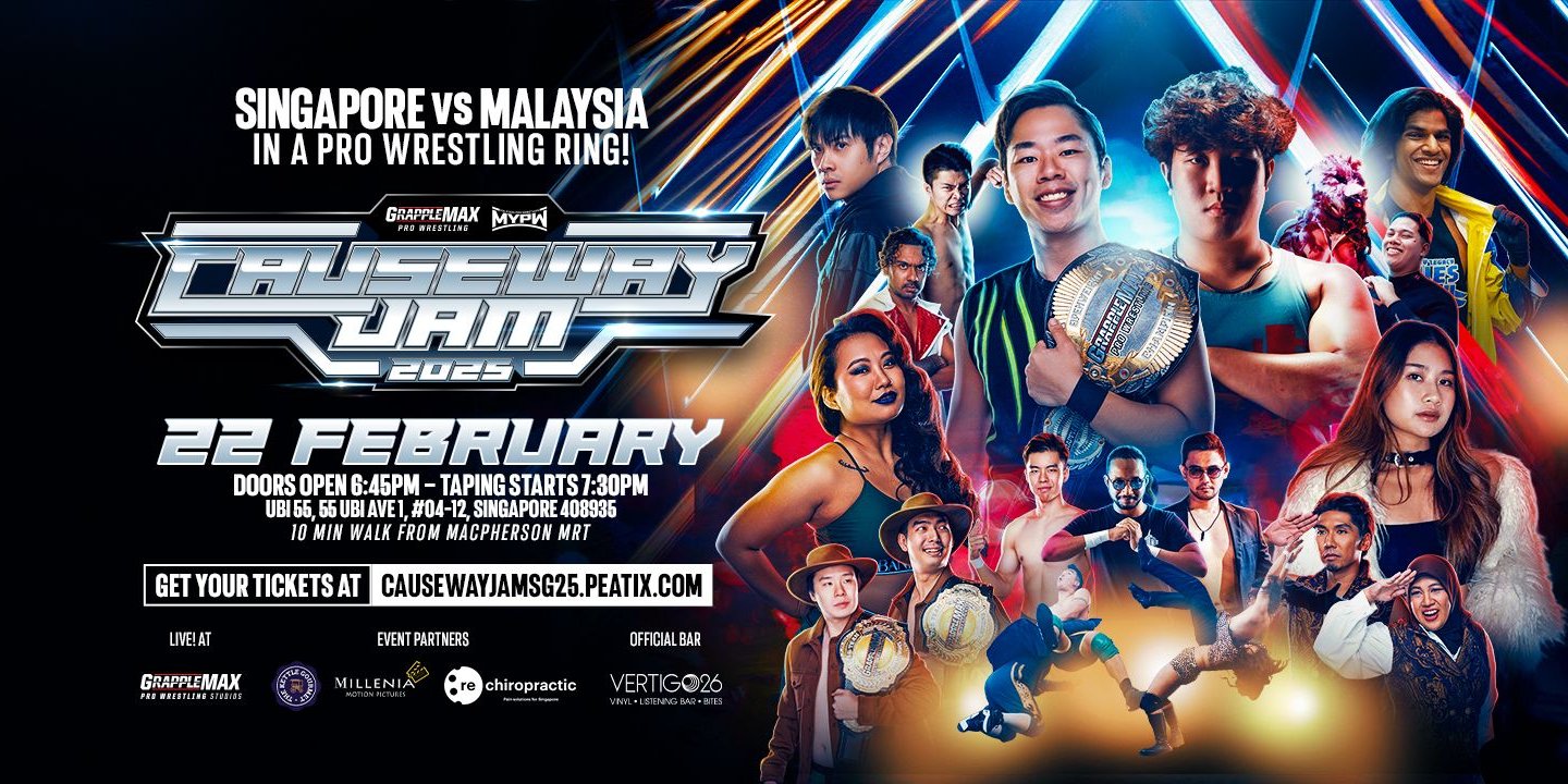 GrappleMax X MYPW Causeway Jam 2025 Rundown | SEA Wrestling