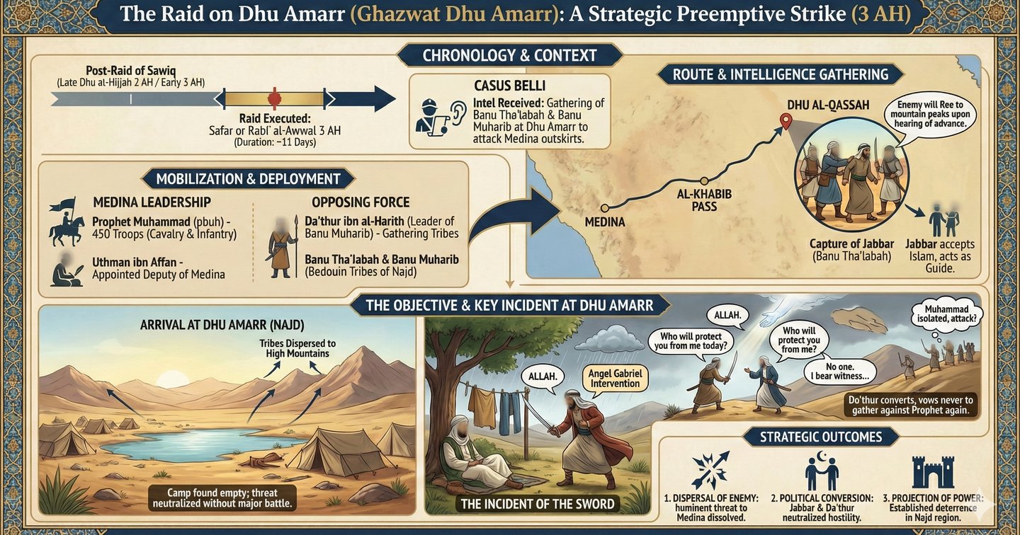 The Expedition of Dhu Amarr: A Strategic Preemptive Strike in Najd ...