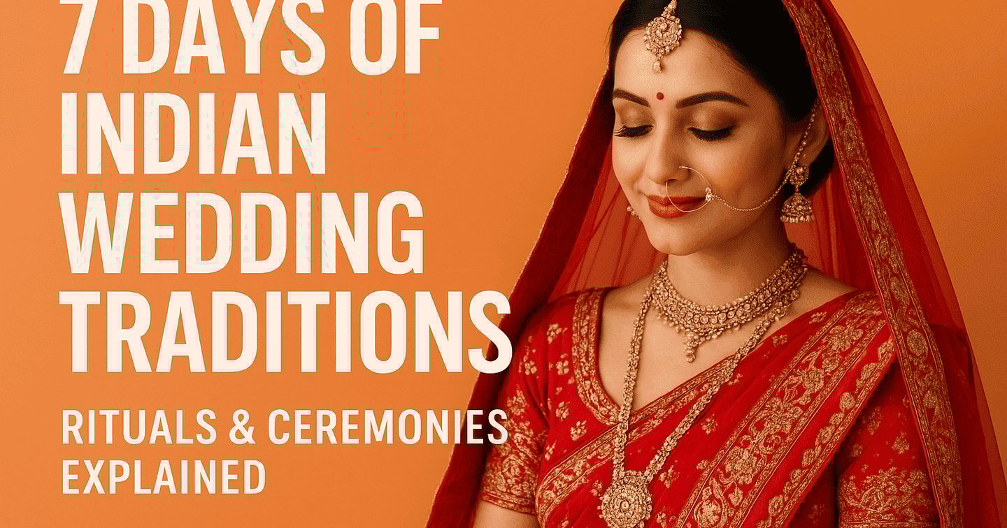 7 Days of Indian Wedding Traditions | Rituals & Ceremonies Explained ...