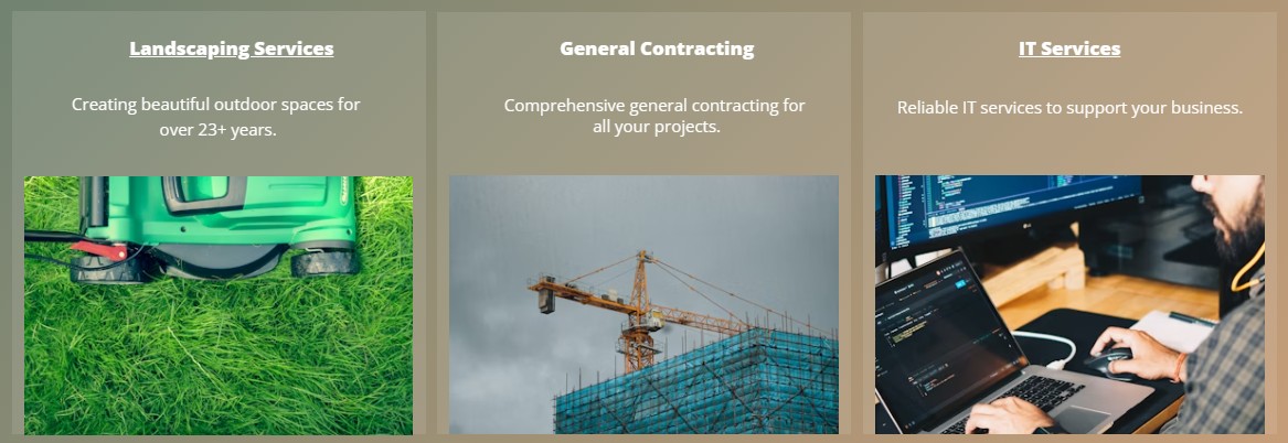 Landscaping, General Contracting, and IT Services Experts | Info Light ...
