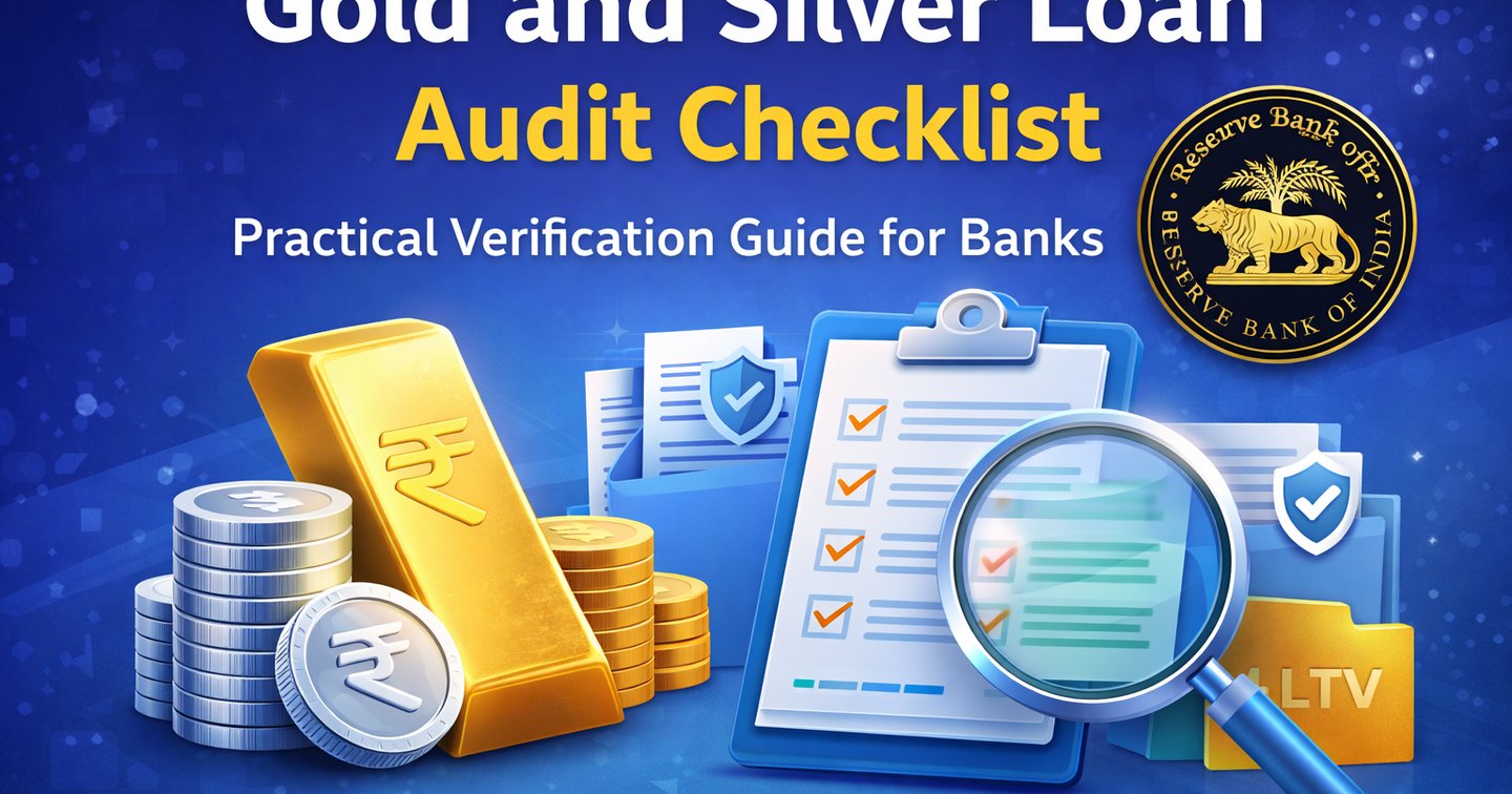 Practical Audit Checklist for Gold and Silver Loan Portfolios in Bank ...