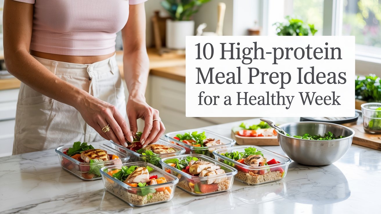 10 High Protein Meal Prep Ideas for a Healthy Week | Rosie's Lifestyle ...