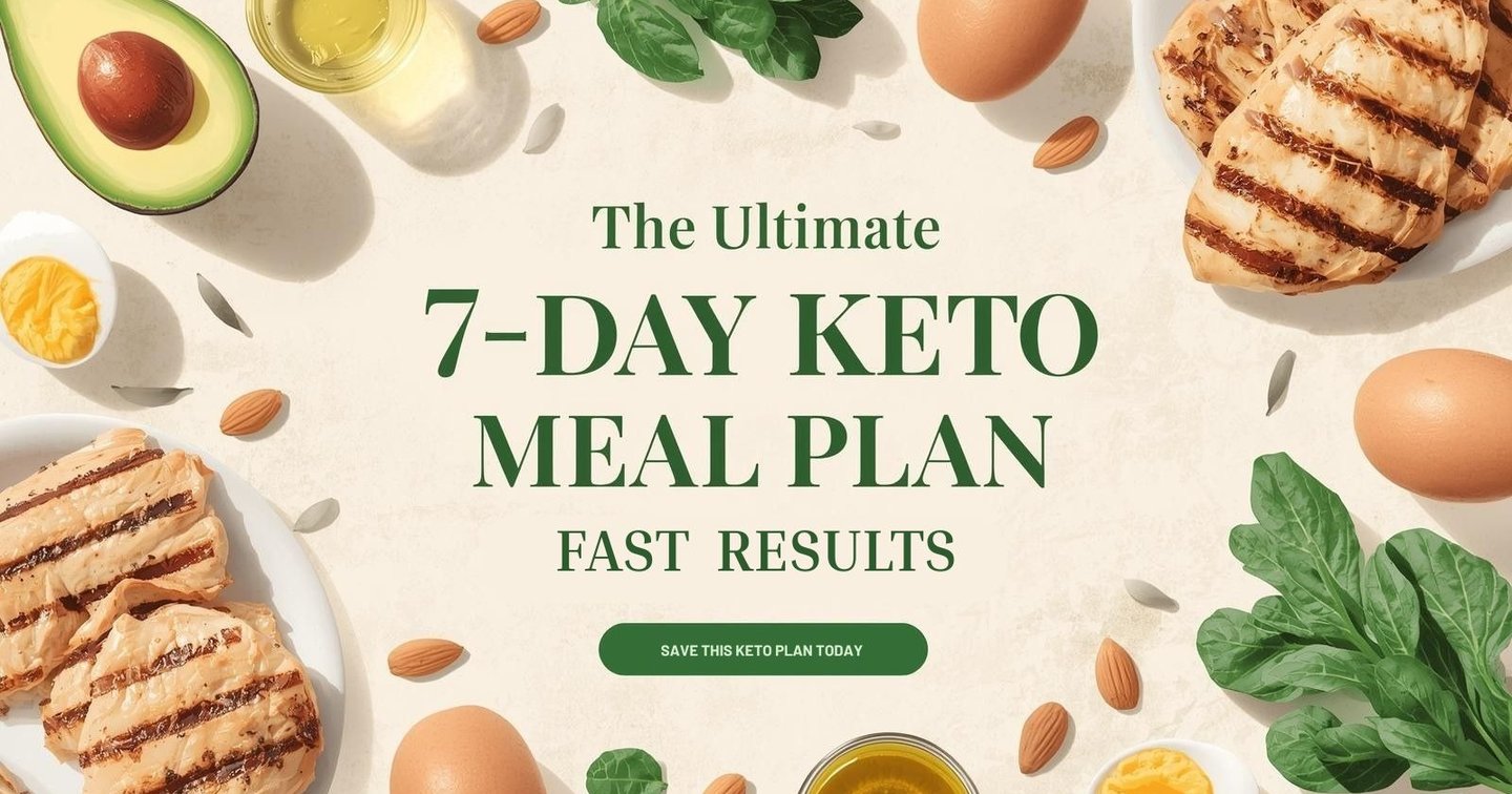 The Ultimate 7-Day Keto Meal Plan Who Want Fast Results ⚡🥑⚖️ | Rosie's ...