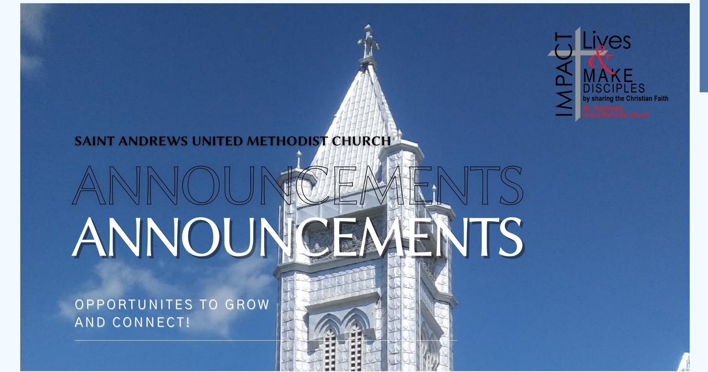 Upcoming Events at Saint Andrews UMC Fort Worth | SAINT ANDREWS UMC FTW
