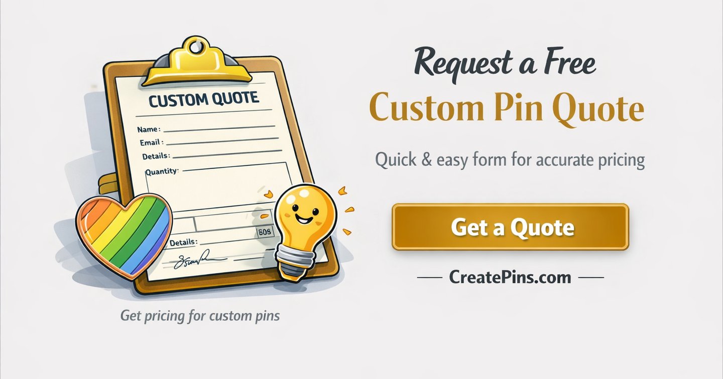 Custom Quote – Enamel Pins, Keychains, Coins | CreatePins