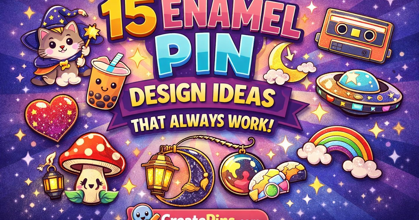 15 Enamel Pin Design Ideas That Always Sell (Proven & Creative ...
