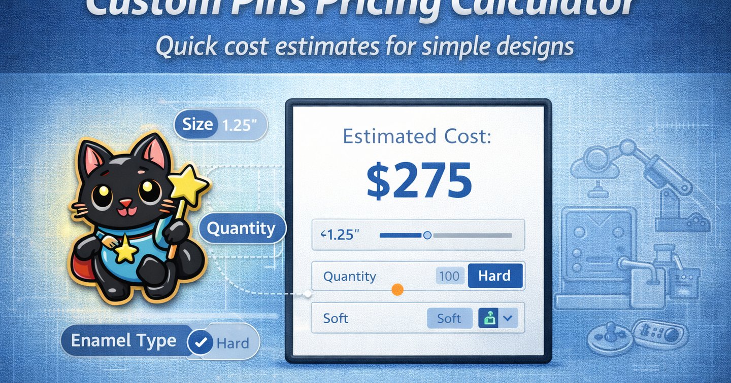Custom Pin Pricing Calculator: How It Works | CreatePins