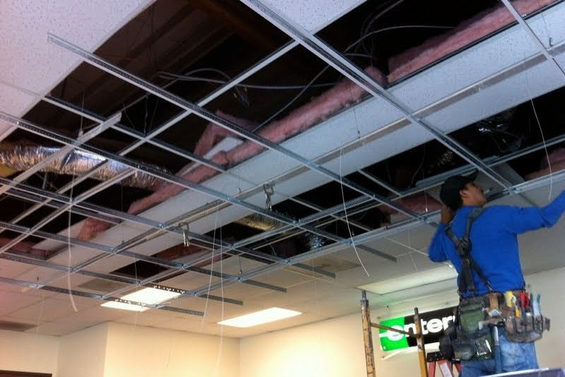 Acoustical Ceiling Installation | Phoenix Construction Company