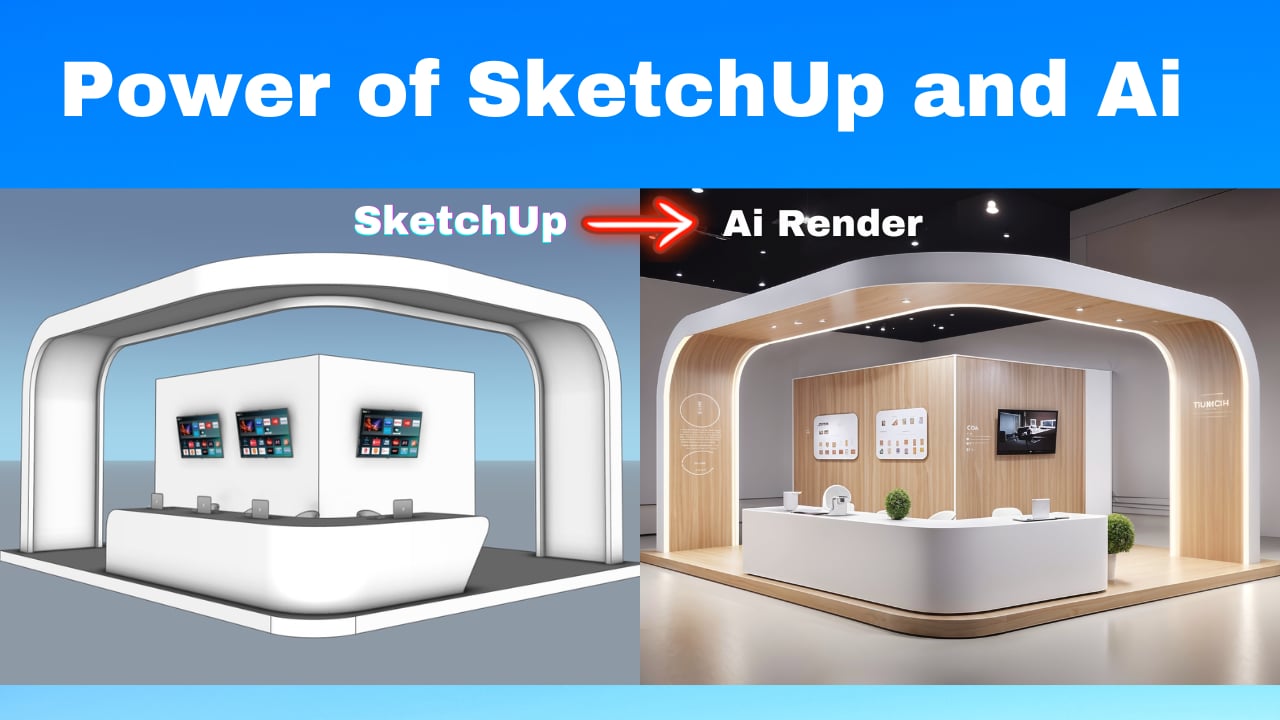 The Power of AI Rendering of SketchUp Models | NICE TOWER
