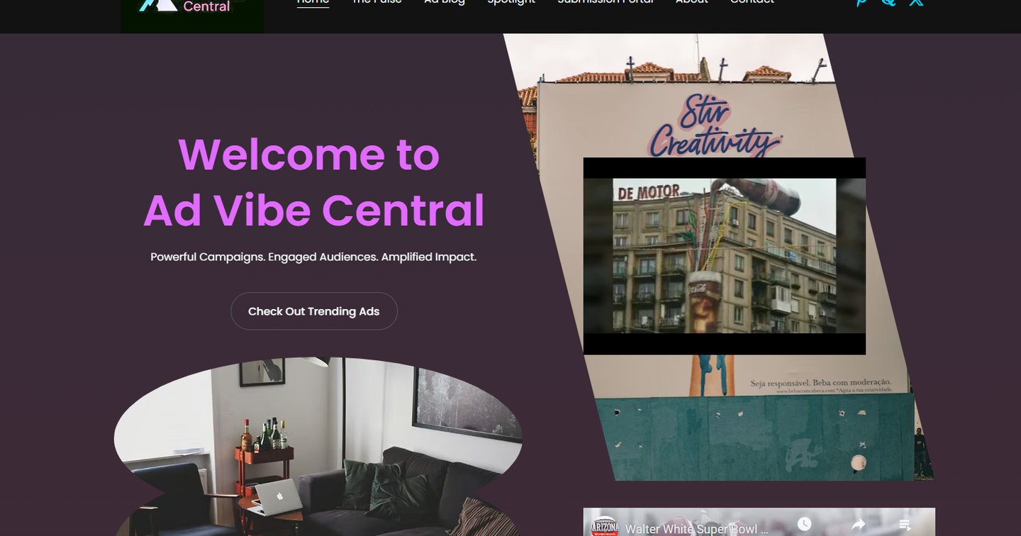 Discover Creative Ads at Advibe Central - Your Ad Playground | AdVibe Central
