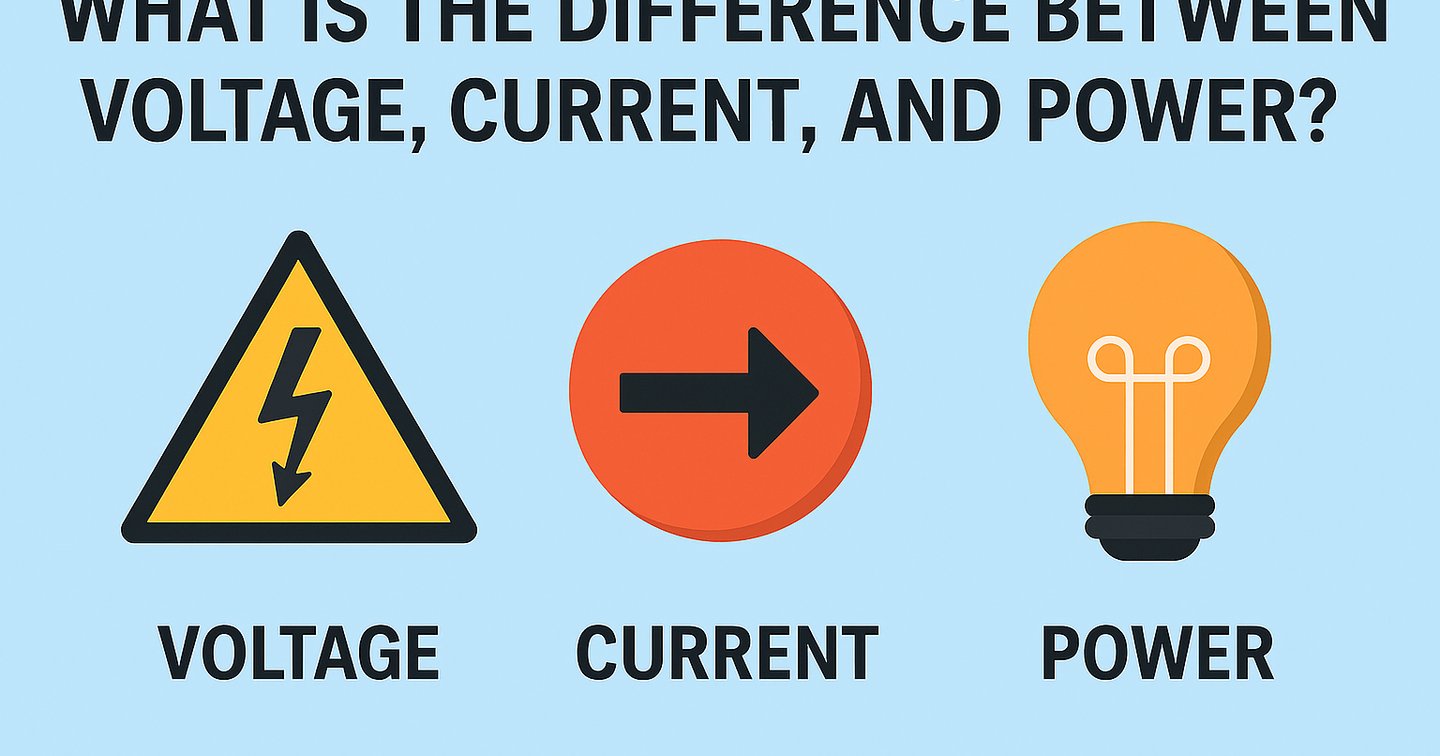 What is the Difference Between Voltage, Current, and Power ...