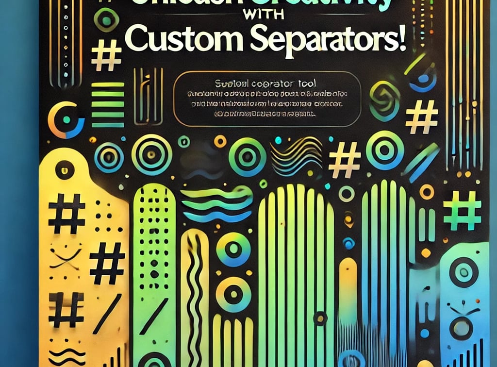 Ultimate Guide to the Free Custom Separator Tool: Simplify Your Text ...