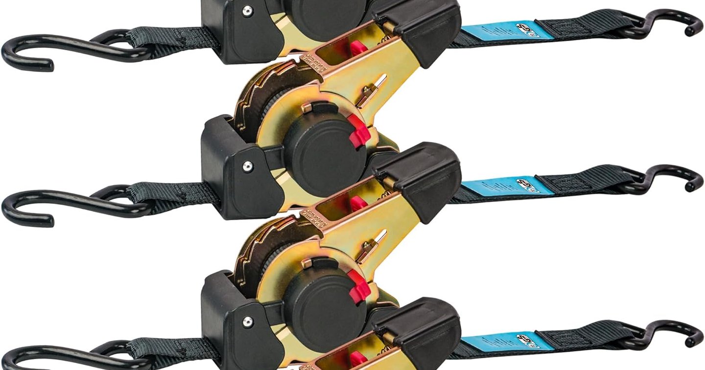 "Retractable Ratchet Tie Down Straps for Industrial Use | Heavy-Duty ...