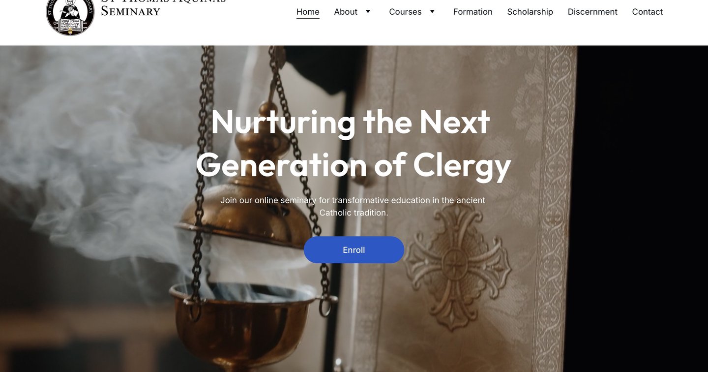 St Thomas Aquinas Seminary - Online Education for Catholic ...